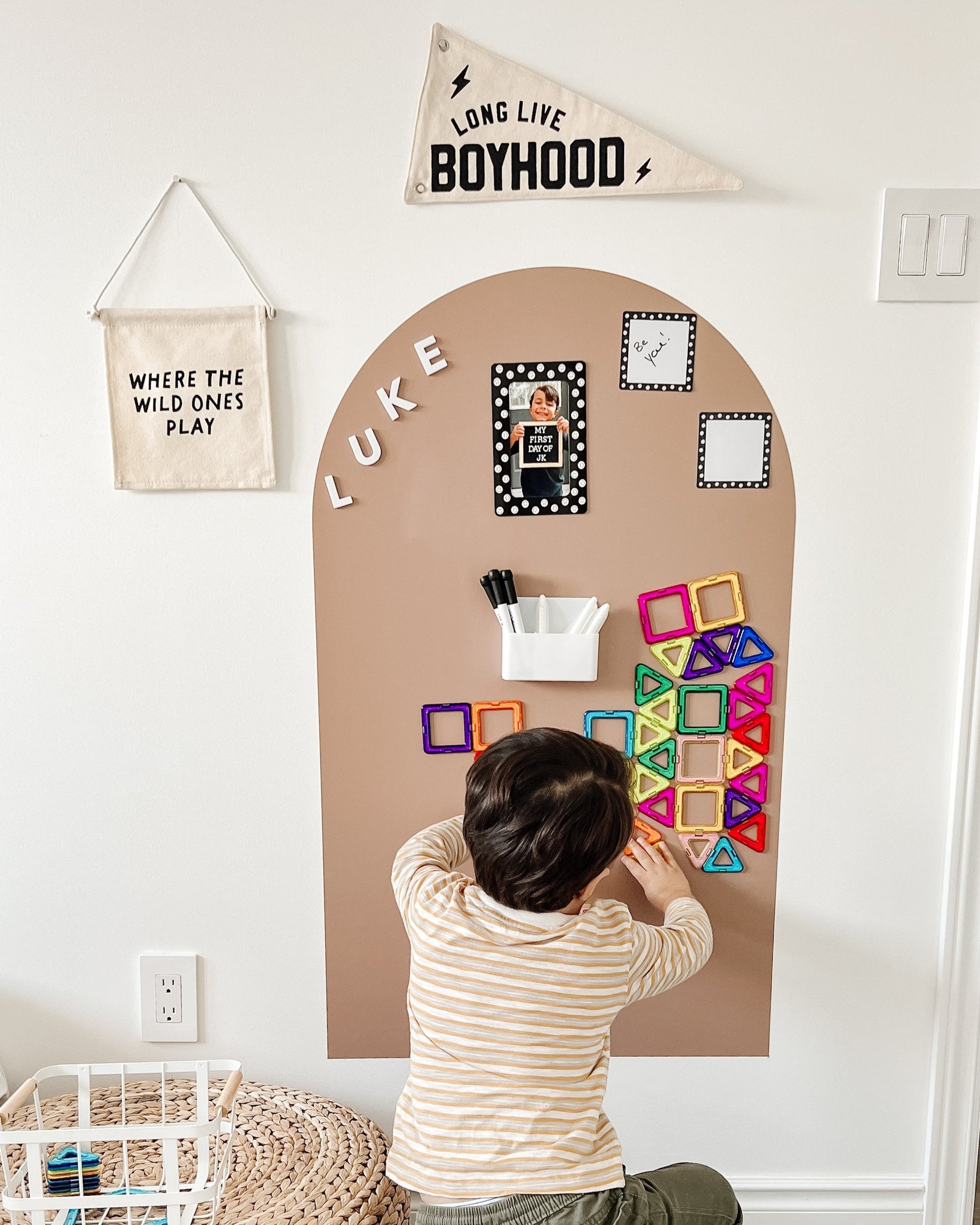 Magic Playwall - Arch Magnetic Wall Decal for Kids – Wood Wood Toys